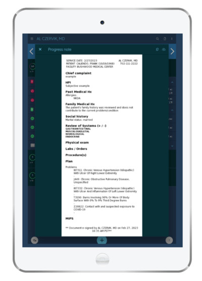 SOAP Note Generator | Hospitalist Progress Note Template